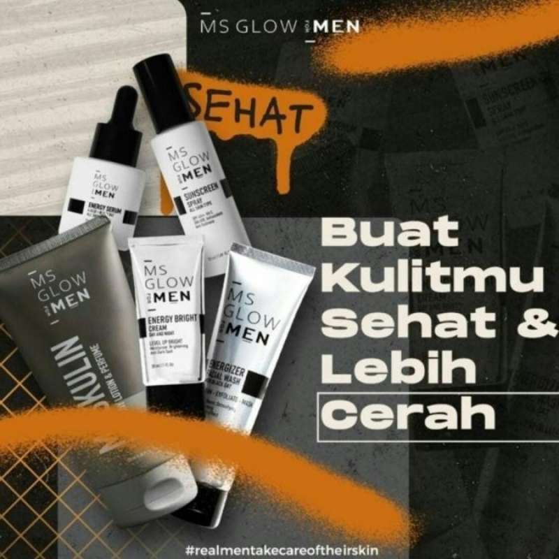 Jual MS Glow For Men Complete + Maskulin, isi 5, Dijamin Original dan ...