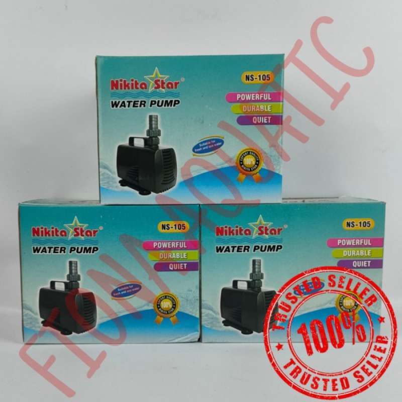Promo POMPA AQUARIUM NIKITA STAR NS-105 / SUBMERSIBLE PUMP NIKITA STAR Diskon 23% di Seller ...