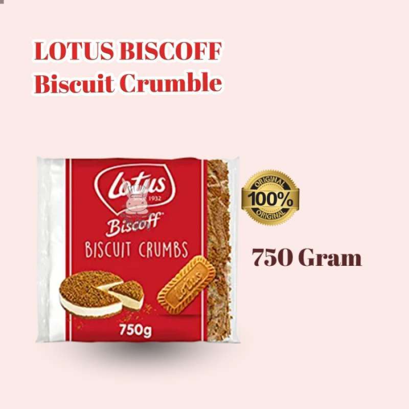 Promo Lotus Biscoff crumble topping 750 gram Remahan biskuit lotus ...
