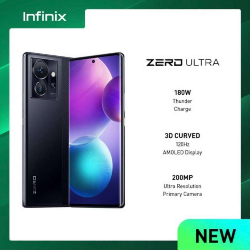 Jual Infinix Zero Ultra 5G [8GB+256GB] |Dimensity 920 | 200MP Triple Camera | 6.8 AMOLED ...