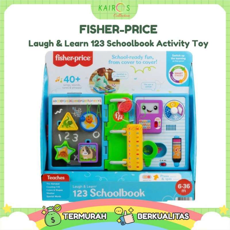 Jual Fisher Price Laugh & Learn 123 Schoolbook Activity Toy di Seller ...