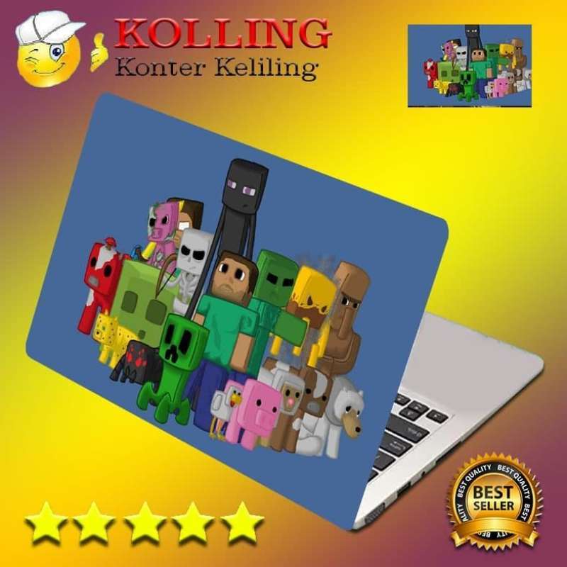 Jual Garskin Laptop minecraft character Skin Laptop Stiker Laptop di ...