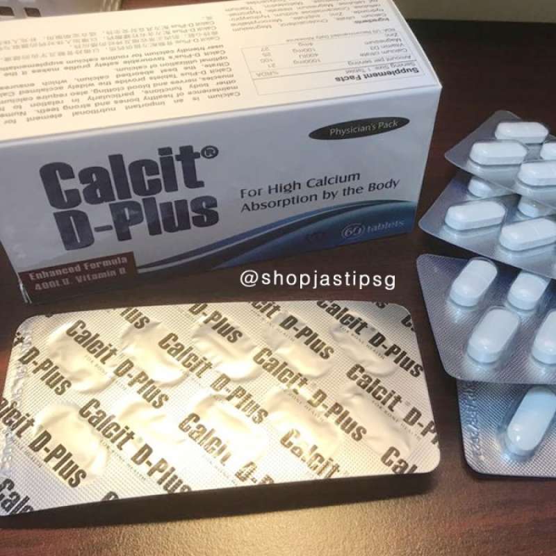Jual Calcit D-Plus 60 Tablets Singapore Penyerapan Calcium For Bones ...