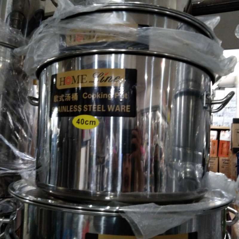 Jual Panci Home Line Diameter 40 Cm Tinggi 24 Cm Kapasitas -+38 Liter ...