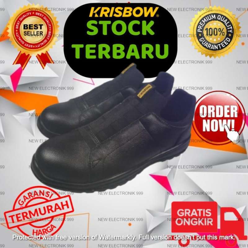 Jual Krisbow Sepatu Pengaman NYX 4IN Hitam SAFETY SHOES NYX 4IN di ...