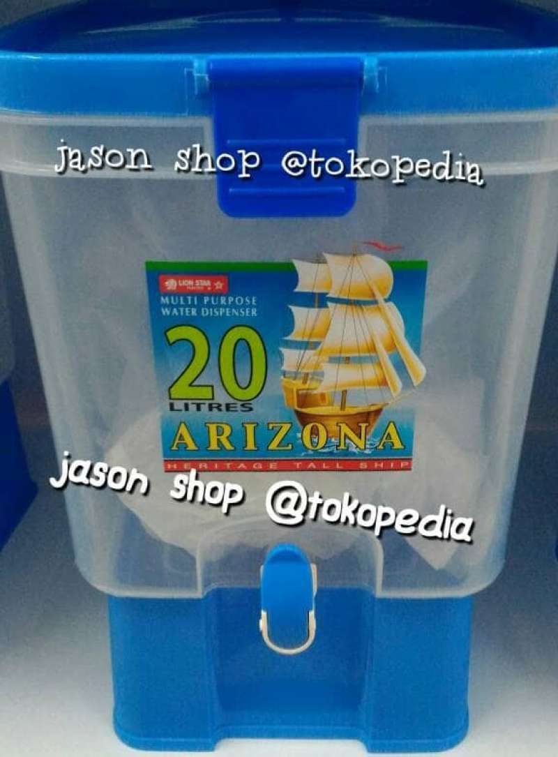 Jual Arizona Drink Jar lion star 20 Liter/Dispenser Arizona lion star ...
