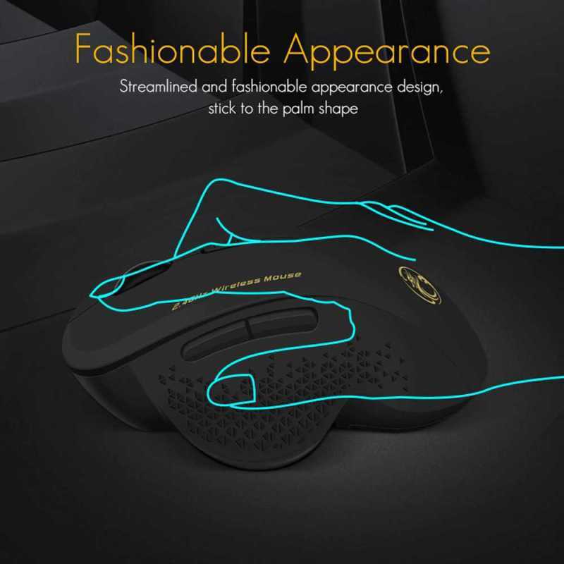 Jual Glo - Imice Wireless Gaming Mouse Ergonomic 1600 Dpi Silent ...