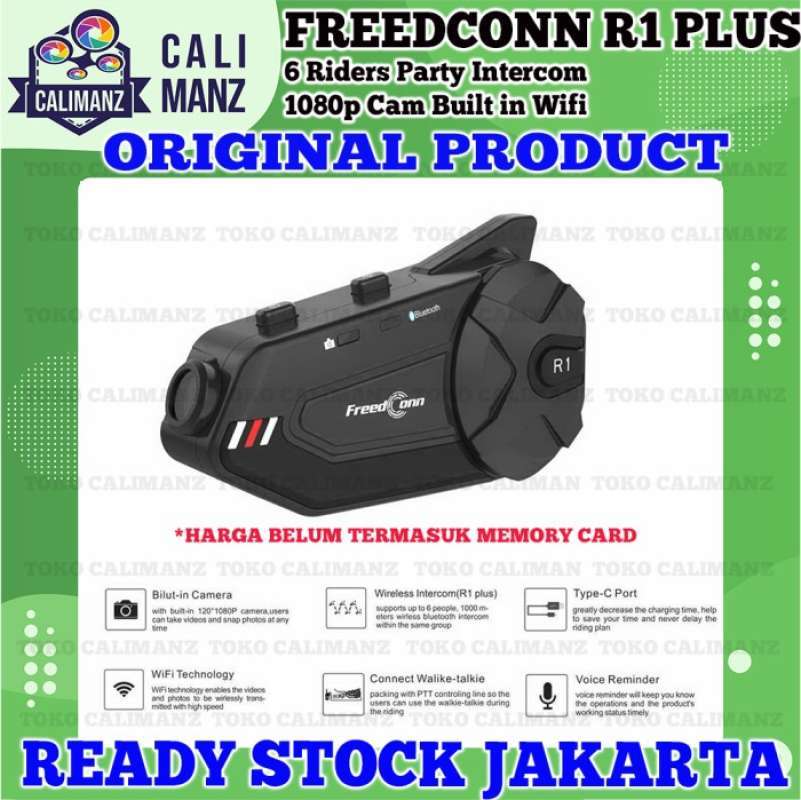 Promo Freedconn R1 PLUS Wifi camera 1080p party call intercom up to 6 ...