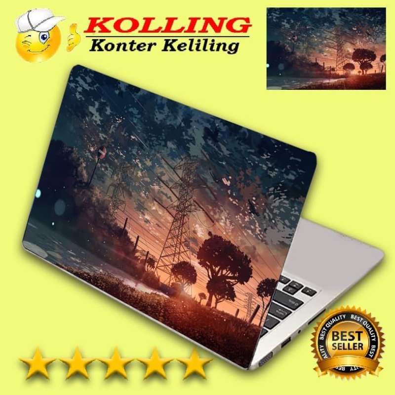 Jual Garskin Laptop wallpaper esthethic kota3 Skin Laptop Stiker Laptop ...