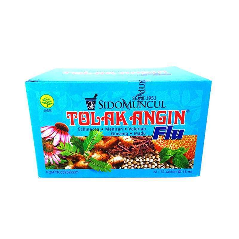 Jual SIDOMUNCUL Tolak Angin Flu Cair [12 Sachet] di Seller anton tw ...