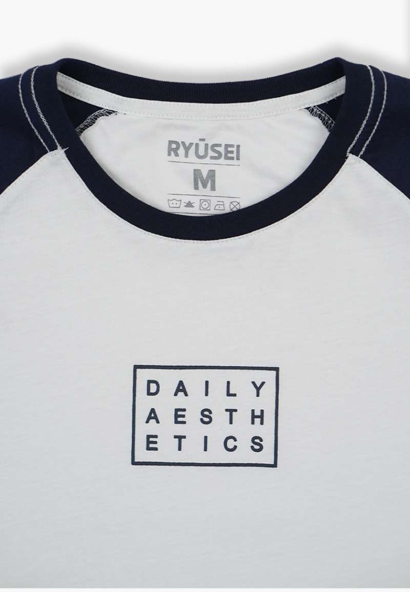 Promo Ryusei Tshirt Daily Aesthetics White Diskon 51% Di Seller Ryusei ...