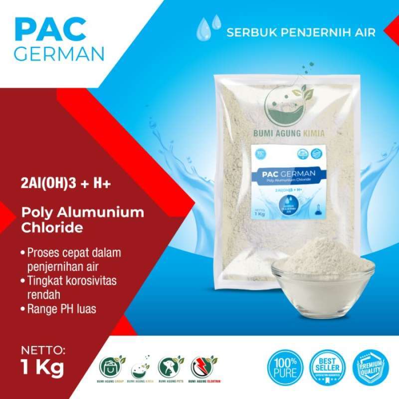 Jual PAC GERMAN ( Poly Alumunium Chloride) penjernih air dan kolam ...