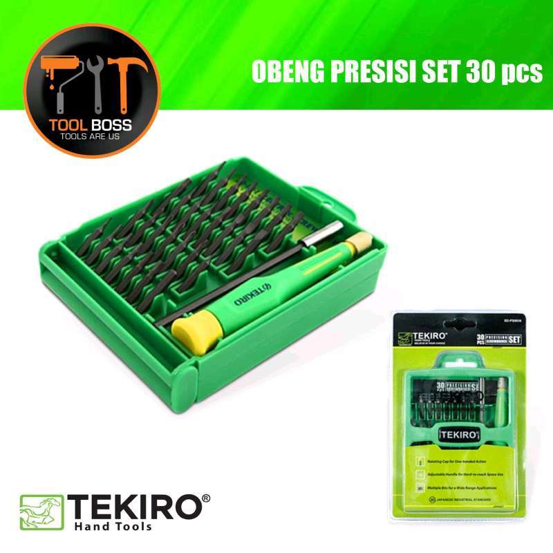 Jual OBENG SET PRESISI TEKIRO 30 PCS - OBENG SET 30 IN 1 di Seller ...