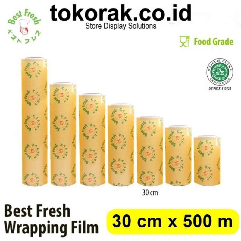 Jual BESTFRESH PLASTIK WRAPPING FILM 30 CM x 500 M BEST FRESH MAKANAN ...