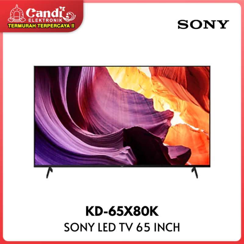 Promo SONY Ultra HD 4K Smart TV LED 65 Inch KD-65X80K Diskon 33% di ...