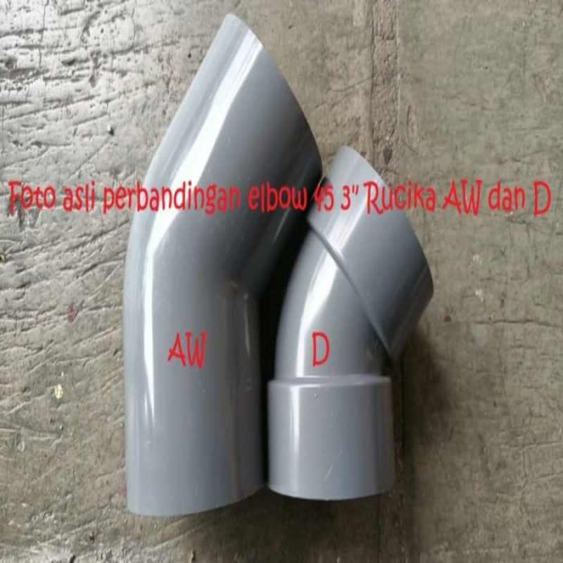 Jual Elbow 45 Pipa Pvc 3 Inch Rucika Original, Murah & Diskon Februari 2024 | Blibli