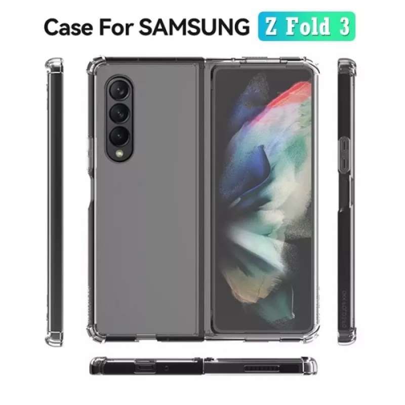 Jual Samsung Galaxy Z Fold 3 5g Case Armor Crack Clear Soft Casing ...