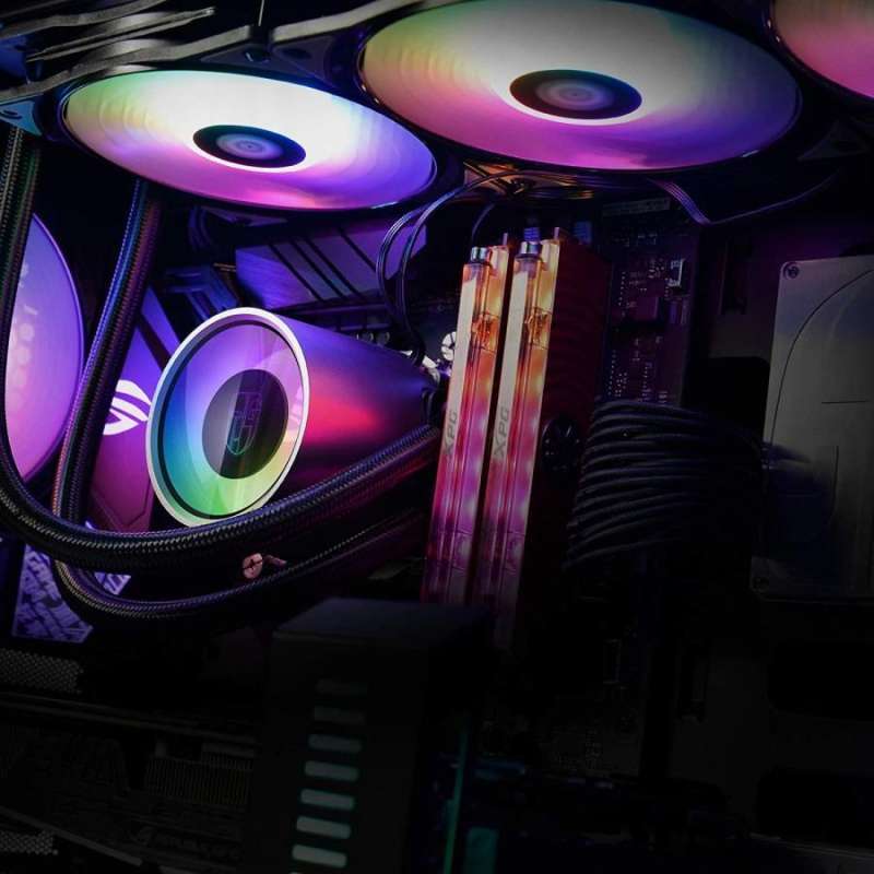 Jual Deepcool Castle 360 Rgb V2 Aio Cpu Liquid Cooler Support Intel Amd ...