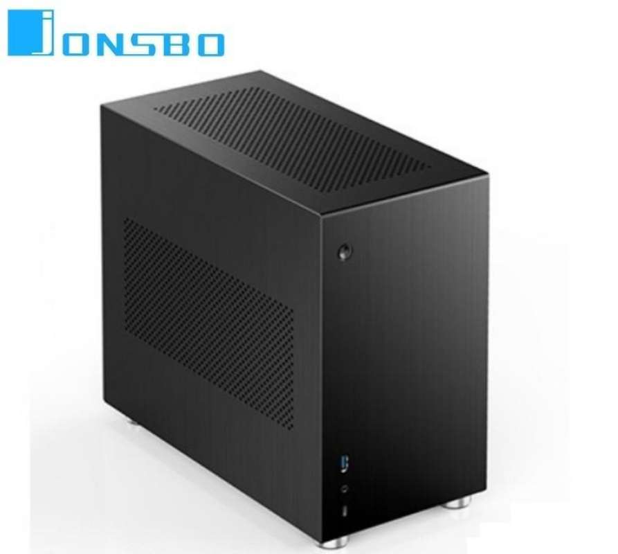 Jual JONSBO V10 BLACK ALUMINIUM MINI ITX HTPC COMPUTER CASE di Seller ...