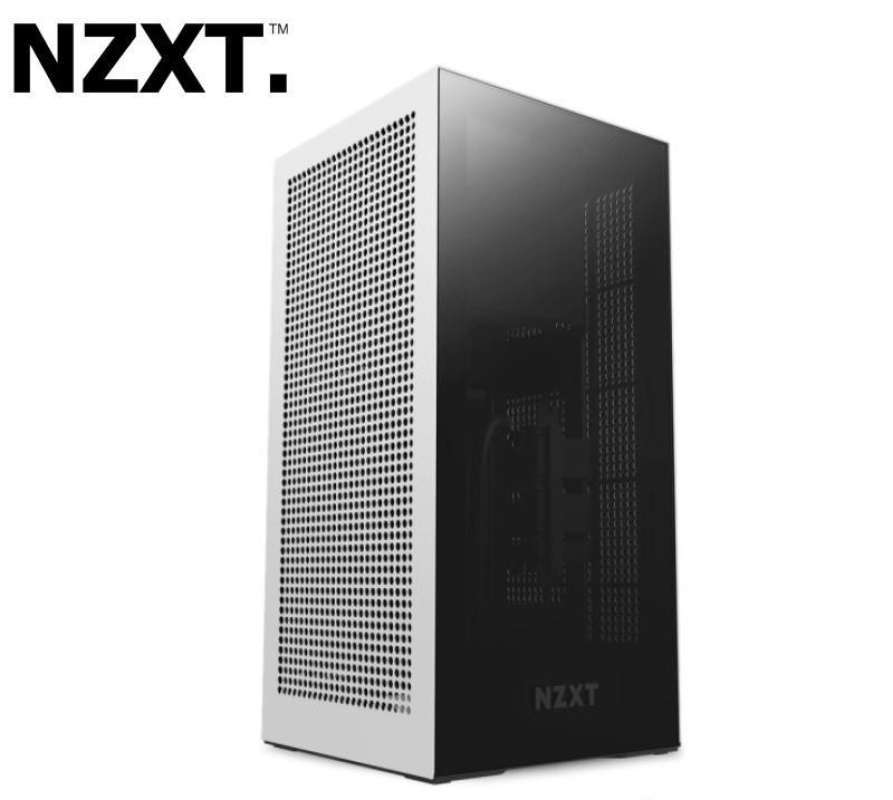 Jual Nzxt H1 V2 White Mini Itx Case With Psu , Aio Cooler , Vga Riser ...