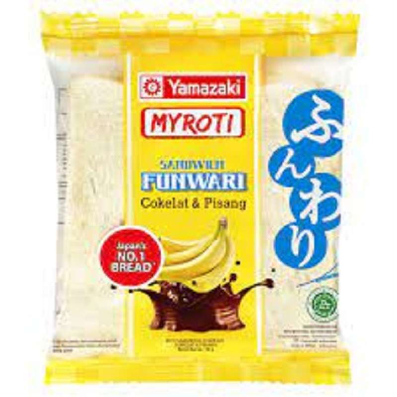 Jual EI X MY ROTI FUNWARI SANDWICH COKLAT & PISANG di Seller Ei ...