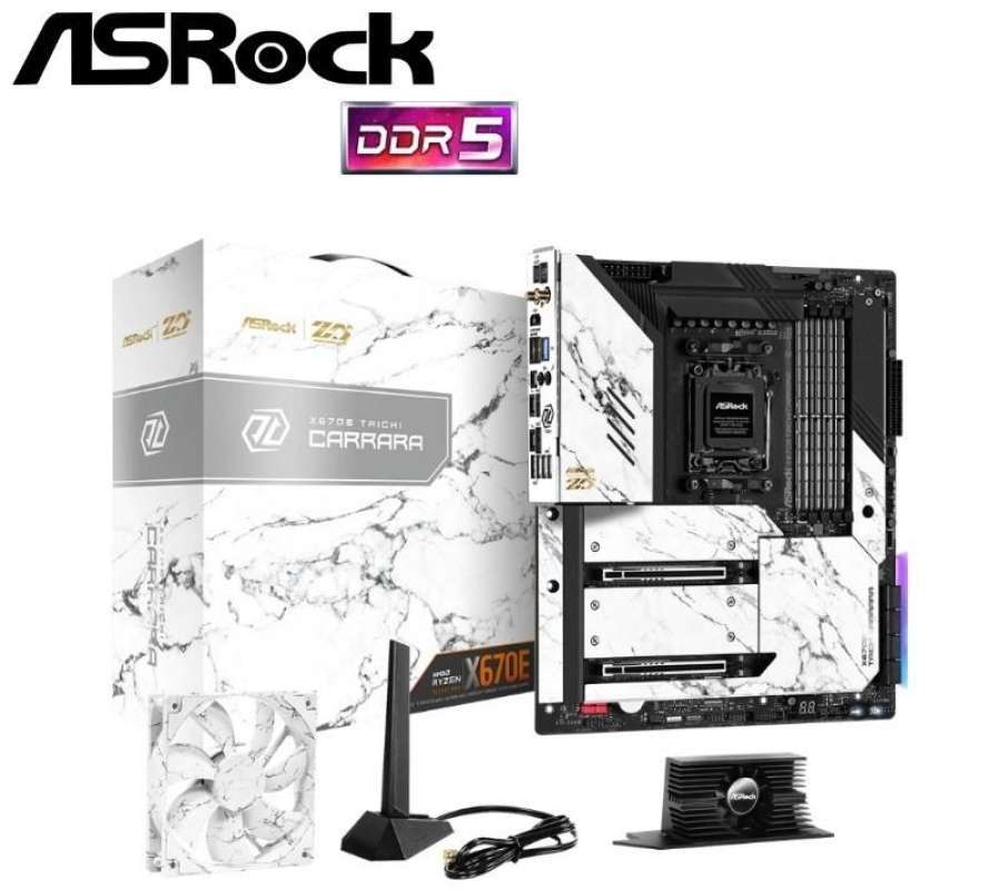 Jual ASROCK X670E Taichi Carrara DDR5 Motherboard AMD X670 Ryzen AM5 ...