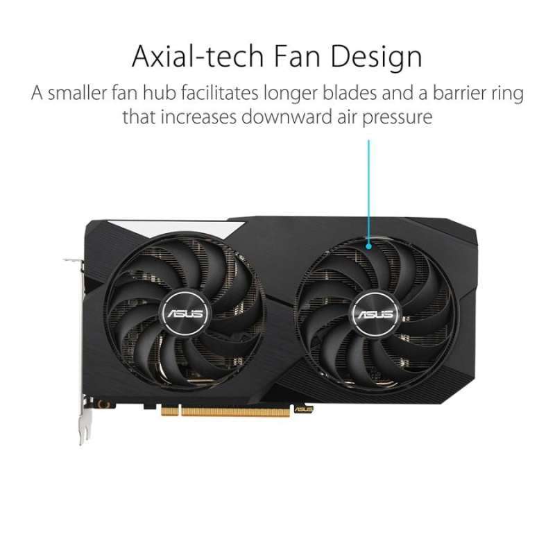 Jual ASUS Dual AMD Radeon RX 6600 RX6600 8GB GDDR6 128-bit DUAL FAN ...