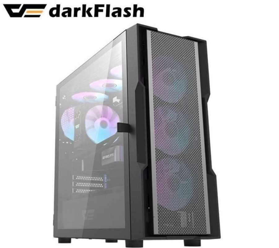 Jual Aigo Darkflash Dk431 Black Full Mesh Tempered Glass E-atx Case Di ...