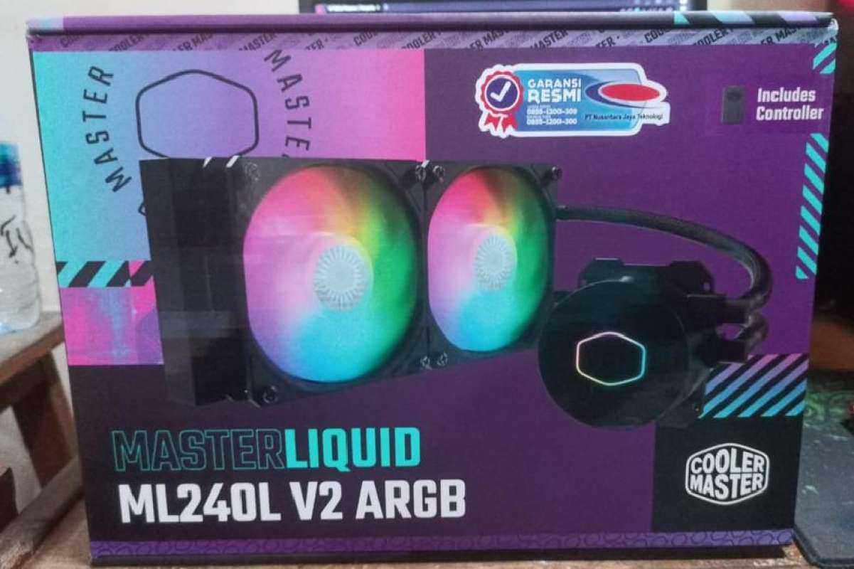 Jual Cooler Master MasterLiquid ML240L V2 ARGB AIO CPU Liquid Cooler ...