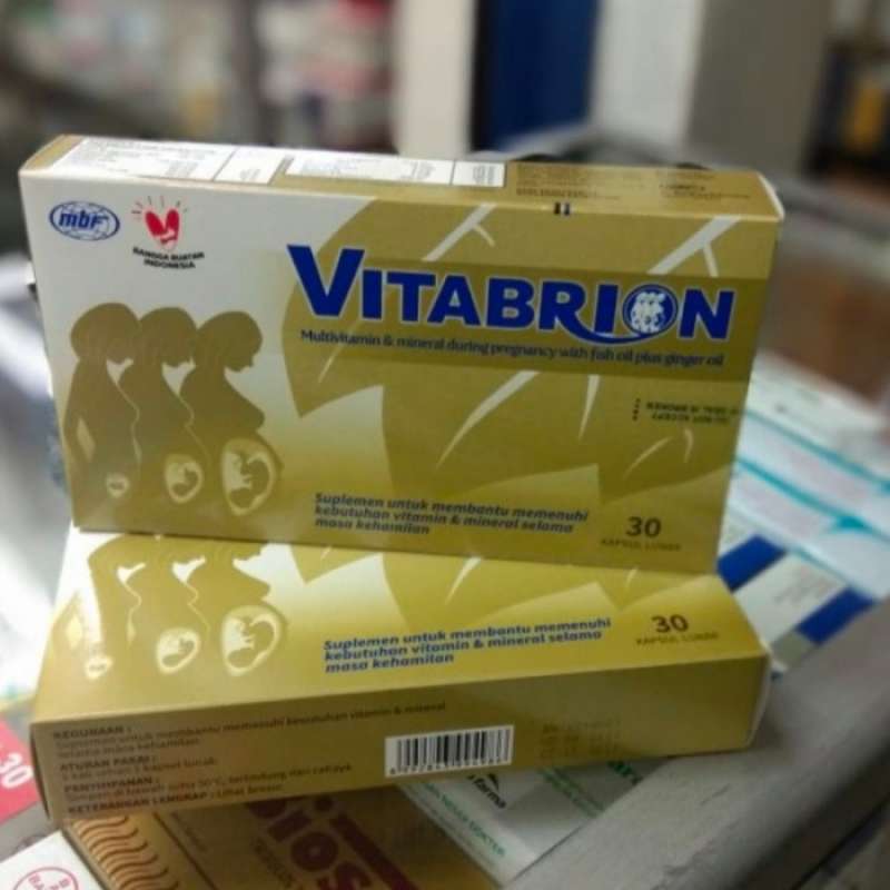 Promo Vibrion Softgel Multivitamin Dan Mineral Ibu Hamil Dan Menyusui ...