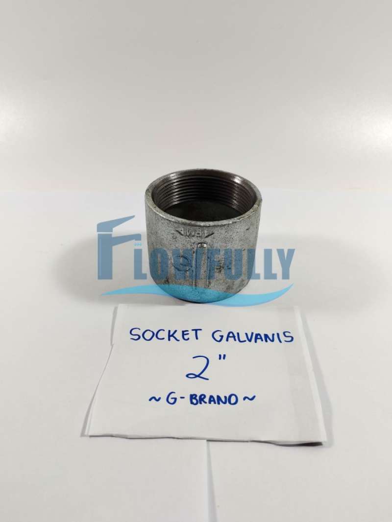 Jual Socket Besi Galvanis 2 Inch G Brand Sok Sock Lurus 2 Dim Di Seller ...
