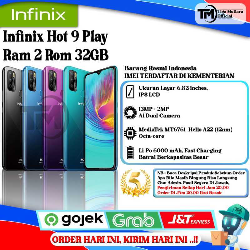 Jual Infinix Hot Play Ram Rom GB Ex Pernah Pakai Ungu Di Seller Mutiara Flasher Embong