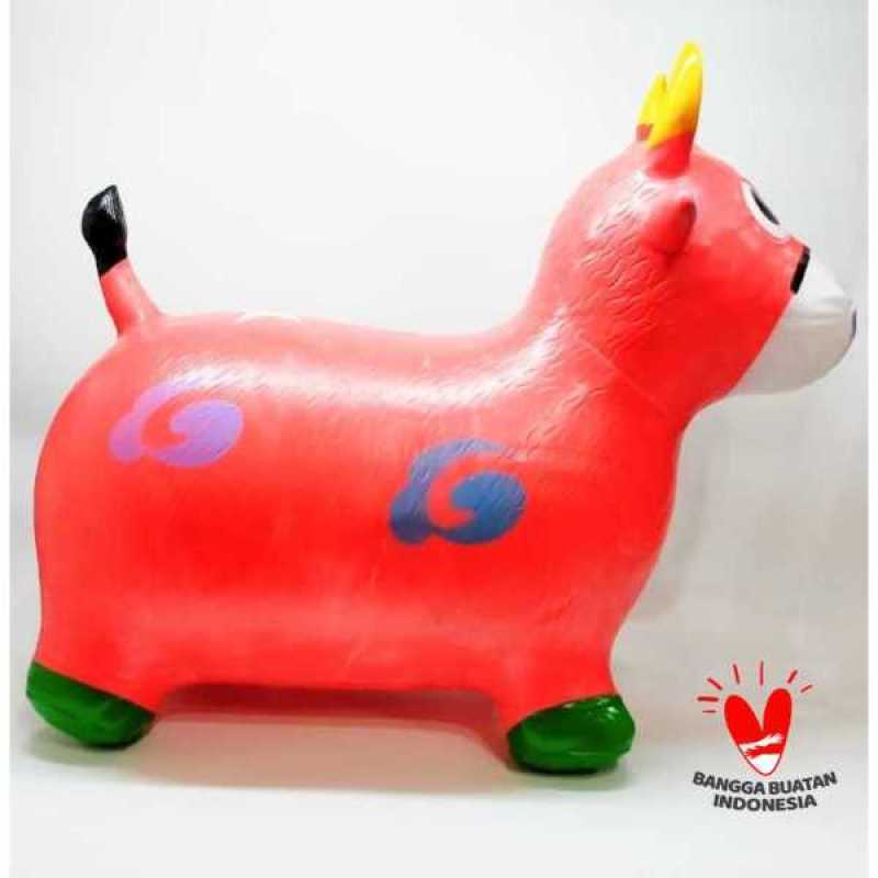 Jual Mainan Anak Sapi Karet Bunyi Ada Musik - Animal Jumping Musik Dan ...