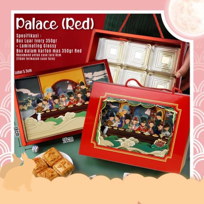 Promo Box Palace / Box Edisi Mooncake (1 Bal 24 Set) Diskon 34% di ...