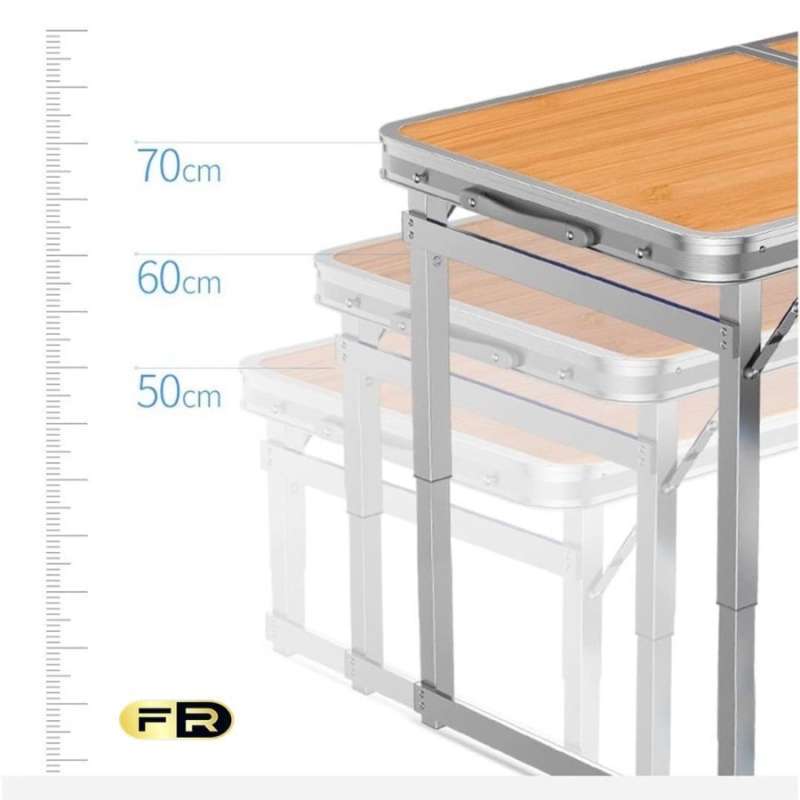 Promo Meja Lipat Bentuk Koper (Portable) Cocok utk Jualan dan Pameran ...