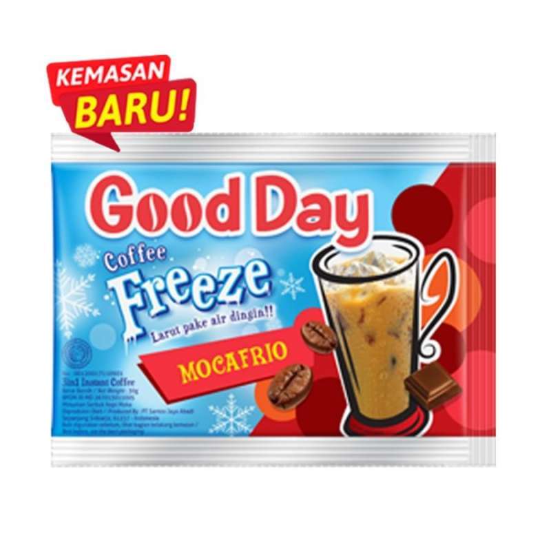 Jual Good Day Freeze 30 gr Isi 10 Sachet Mocafrio di Seller Jumbo ...