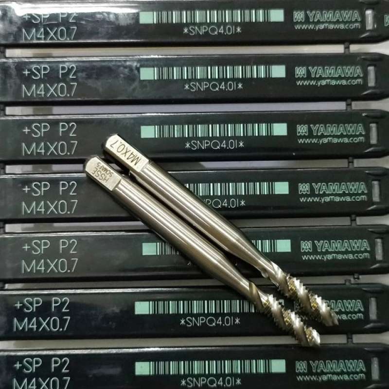 Promo TAP MESIN YAMAWA SPIRAL M4X0,7 +SP P2 ORIGINAL MADE IN JAPAN Diskon 45% di Seller toko ...