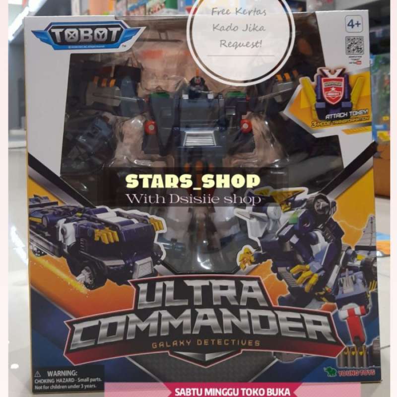 Promo Tobot Galaxy Detectives Ultra Commander Attach Tokey! 3 Mode ...