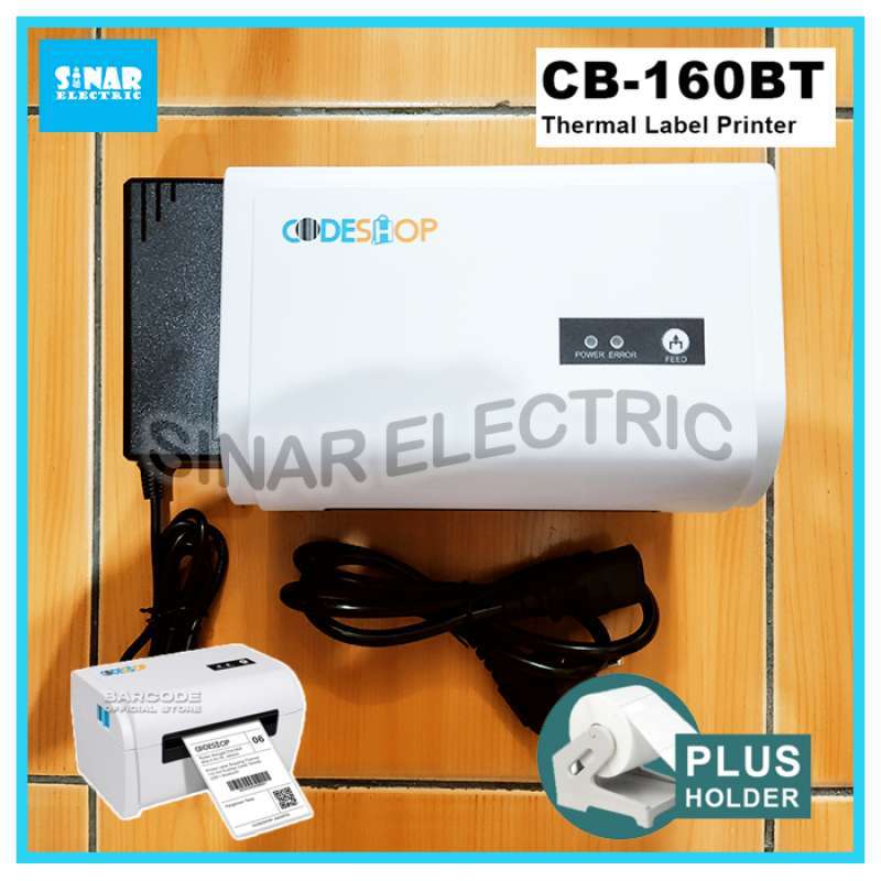 Jual Printer Thermal Bluetooth Codeshop CB 160BT Label Resi Barcode A6 ...