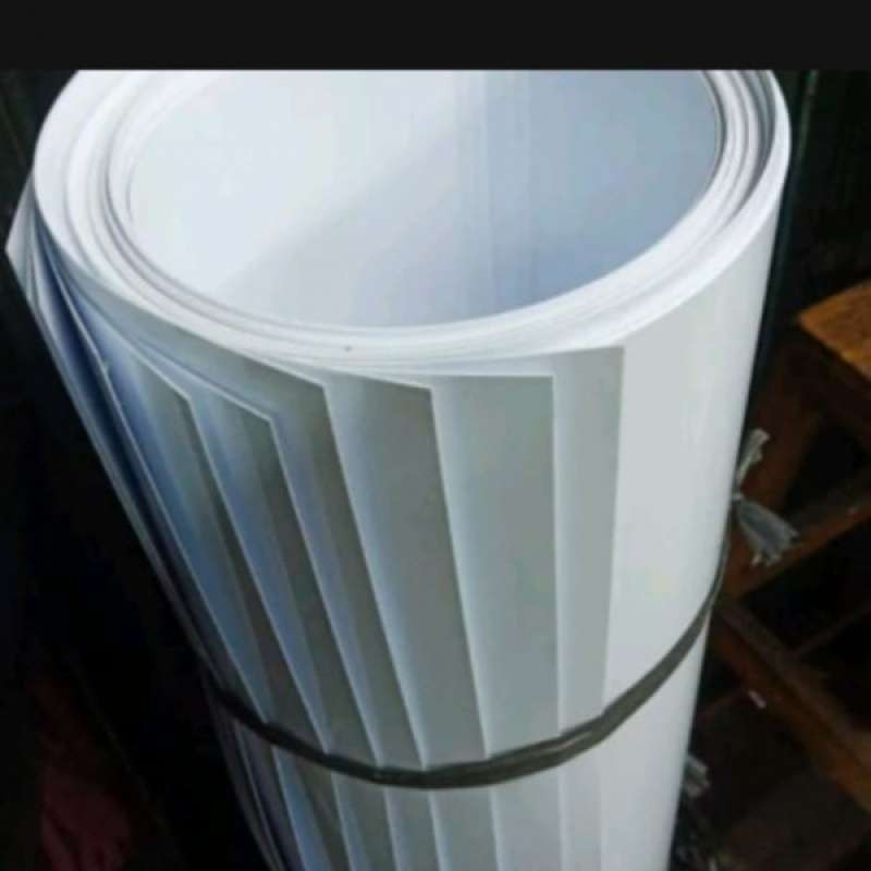 Jual Mika Pvc Putih Susu Tebal 0.5mm X Lebar 1 X Panjang 2 Mtr Di ...