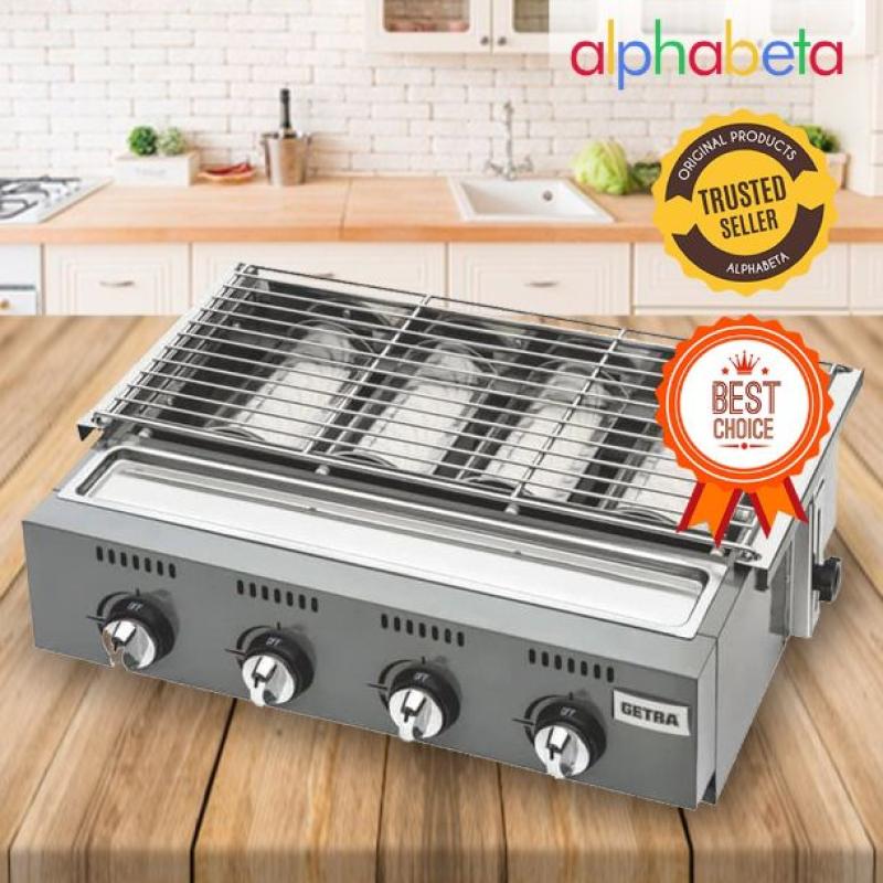 Jual Getra Ol-4b Griller 4 Burner Bbq Alat Pemanggang Dagin 4 Tungku Di ...