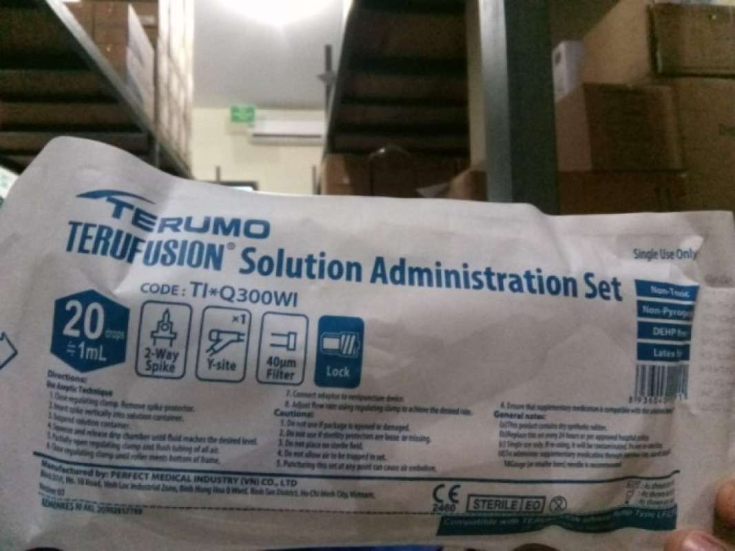 Jual Infuset Dewasa Terumo Infusion Set Adult Selang Infus TI*Q300WI ...