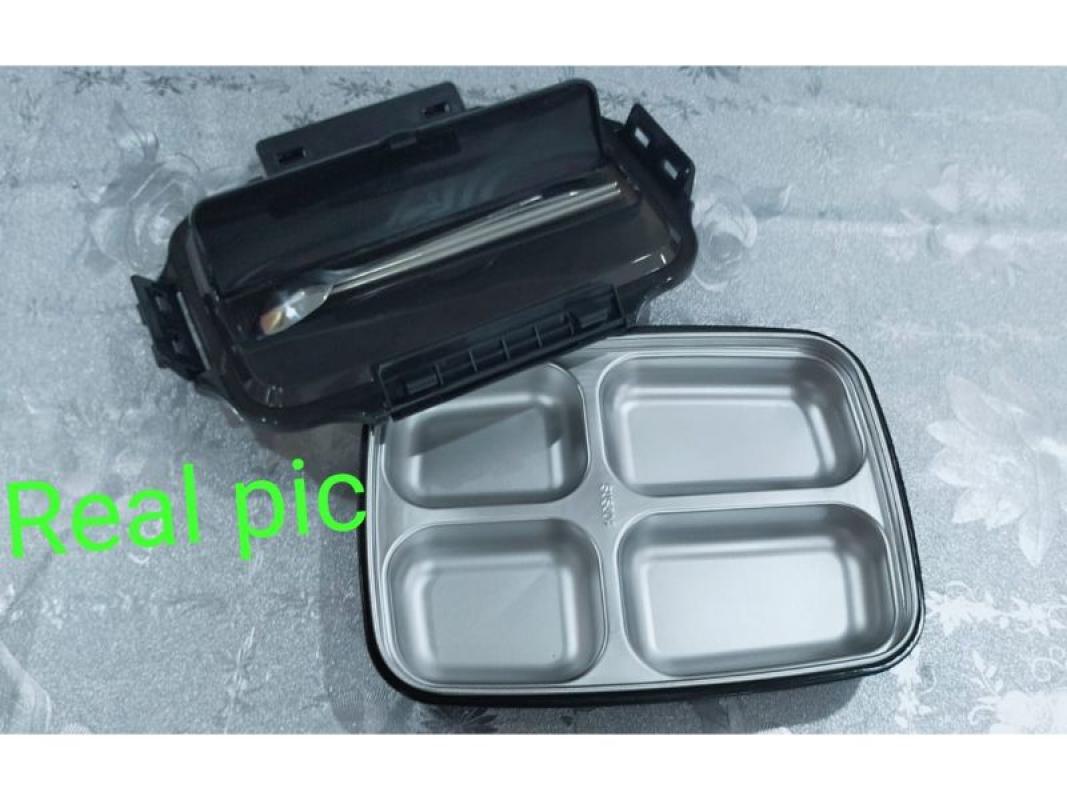 Jual Lunch Pack Lunch Box Stainless Anti Tumpah [1000 Ml] di Seller ...