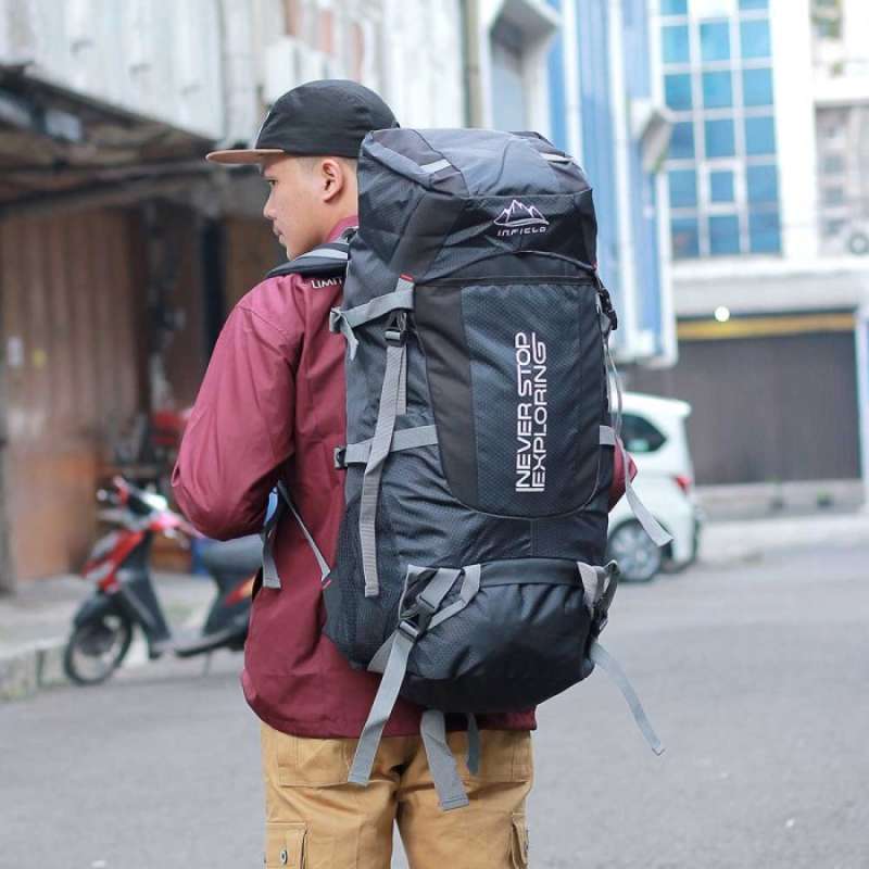 Promo TAS CARRIER PRIA RANSEL PUNGGUNG GUNUNG OUTDOOR 80 LITER - Diskon ...