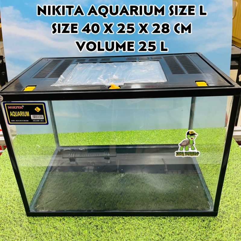 Promo Aquarium Nikita Size Lengkap Tutup Kandang Kadal Bearded Dragon Res Diskon 23% Di Seller ...