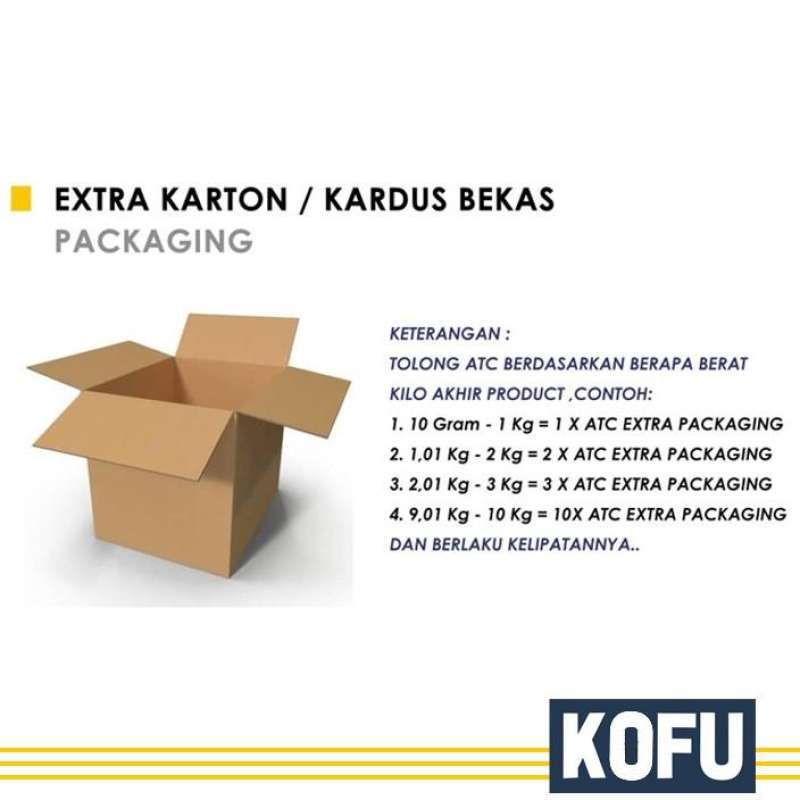 Jual KOFU EXTRA KARTON / KARDUS BEKAS PACKAGING ( WAJIB ATC ) di Seller ...