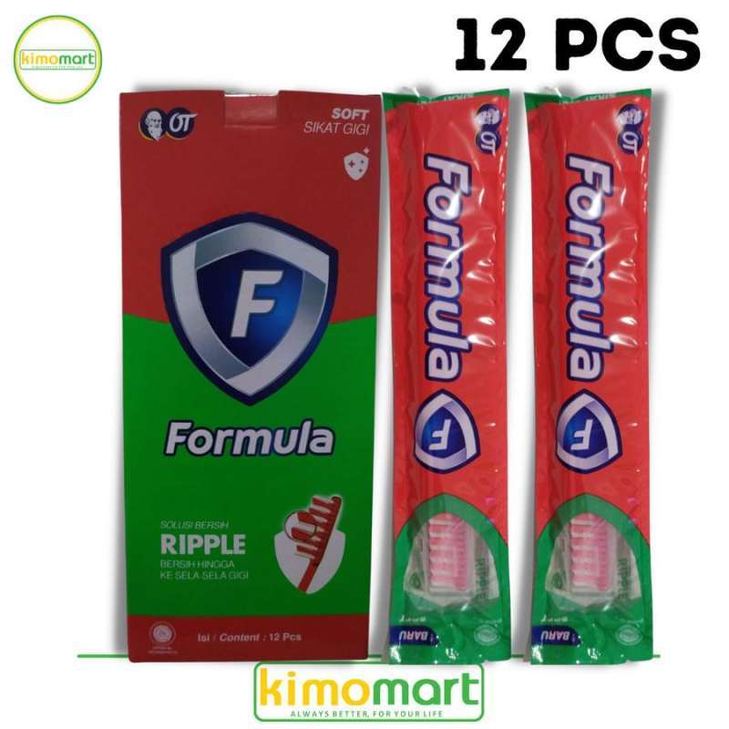Jual [ KIMOMART ] SIKAT GIGI SOFT FORMULA RIPPLE - 1 BOX - 12 PCS di ...