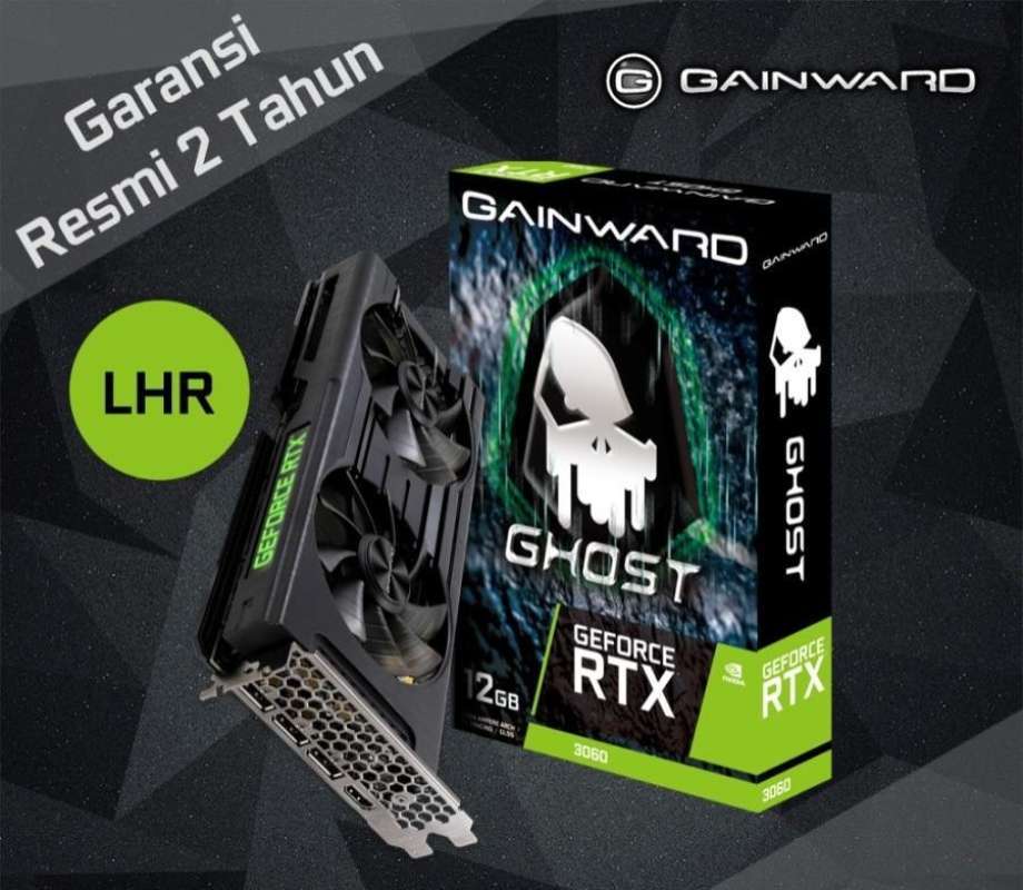 Jual GAINWARD Nvidia GeForce RTX 3060 Ghost 12GB GDDR6 192-bits Dual ...