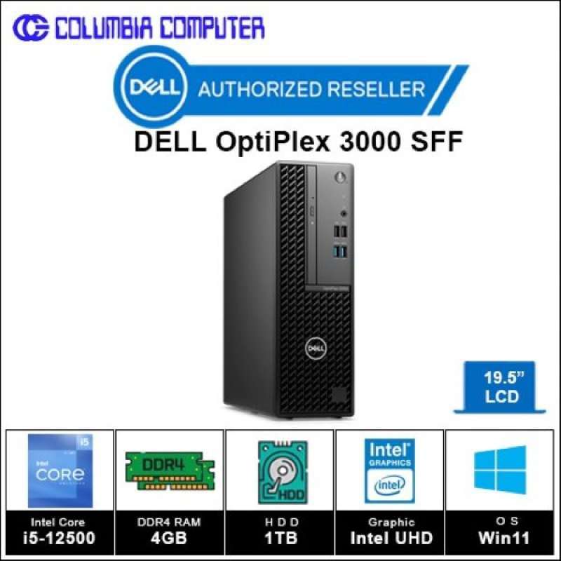 Jual DELL OptiPlex 3000 SFF i5-12500 4GB 1TB Windows 11 Home di Seller columbia comp ratu plaza ...