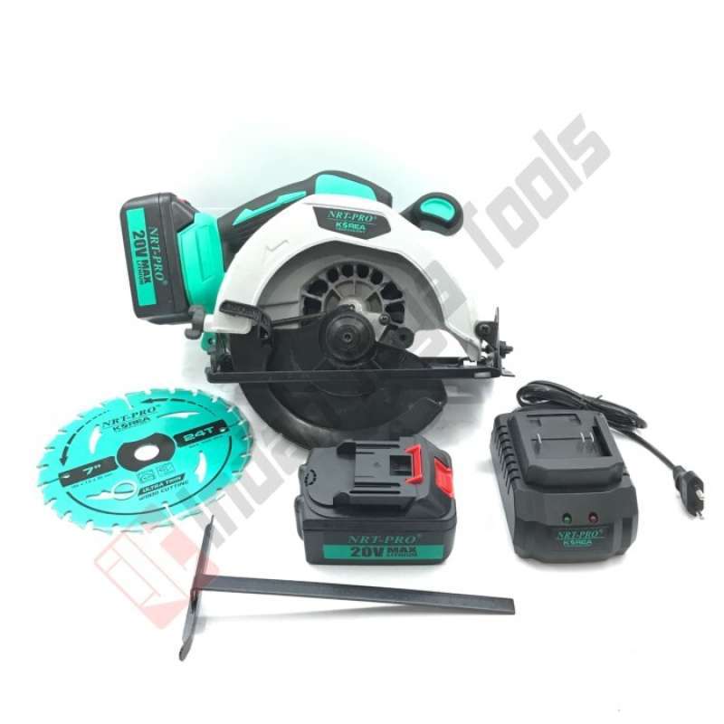 Jual NRT-PRO CX-58 DC Circular Saw Cordless Baterai - Mesin Potong Kayu ...